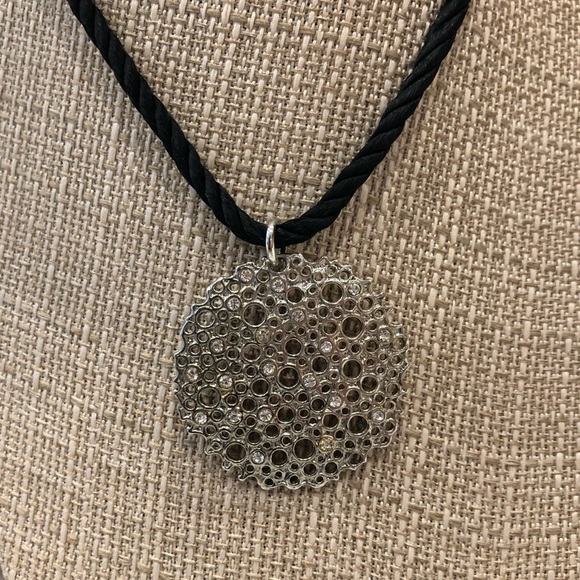 Jewelry | Silver Hole Pendant Necklace | Poshmark